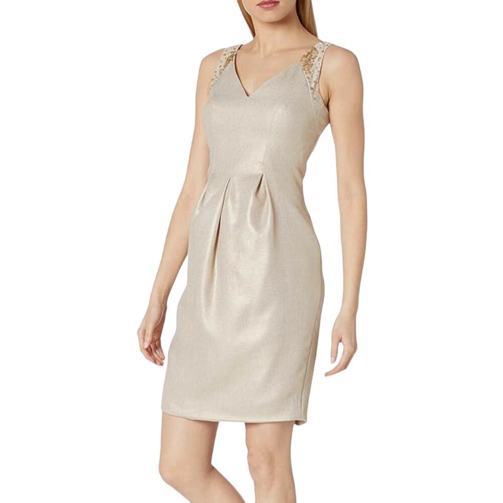 New Carmen Marc Valvo Infusion Sequin Embellished V-N… - Gem